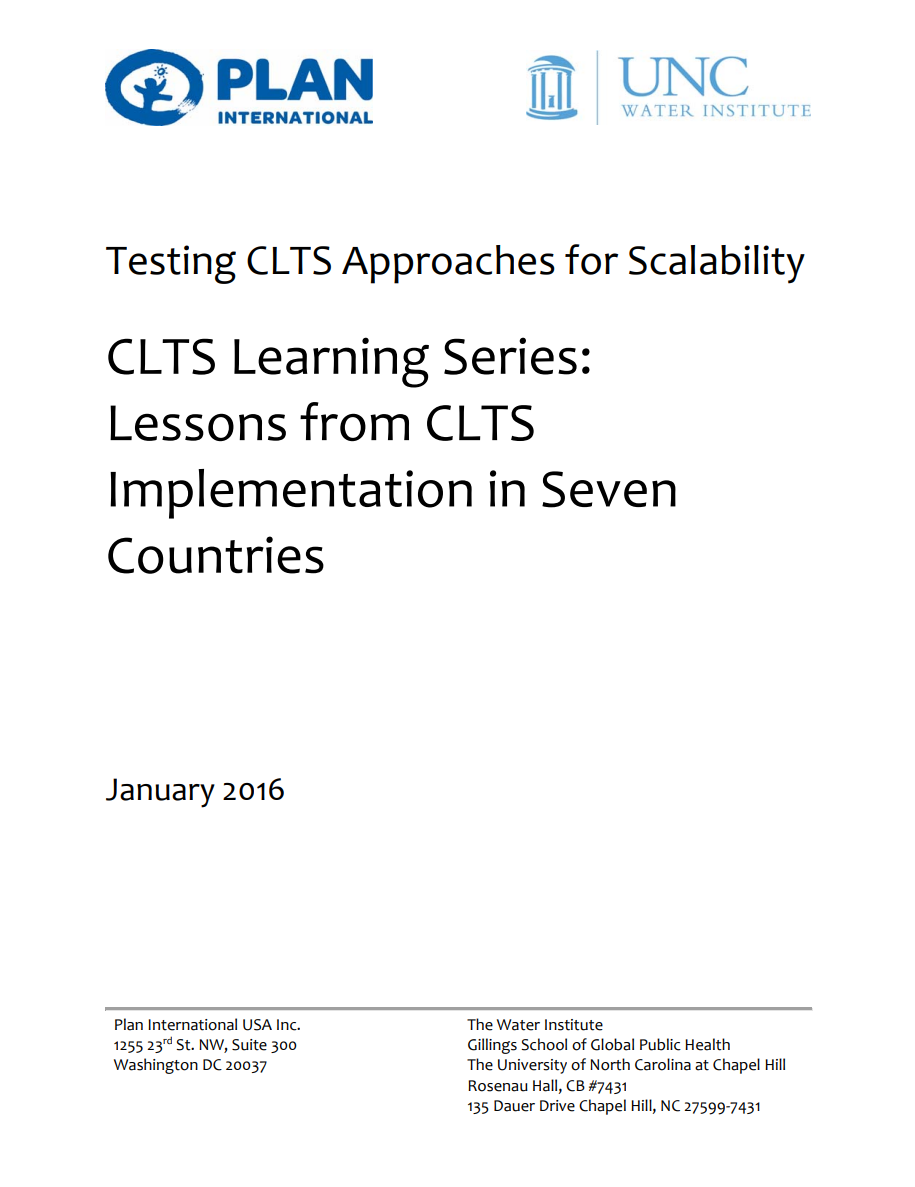 Plan International USA | Lessons from CLTS Implementation
