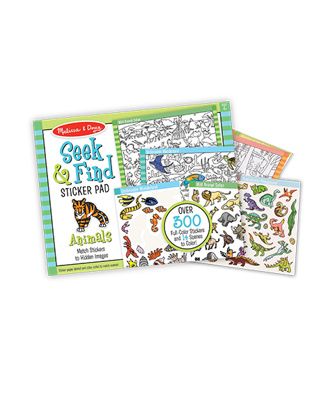 Little Treasures Seek and Find Sticker Pad | Plan International USA